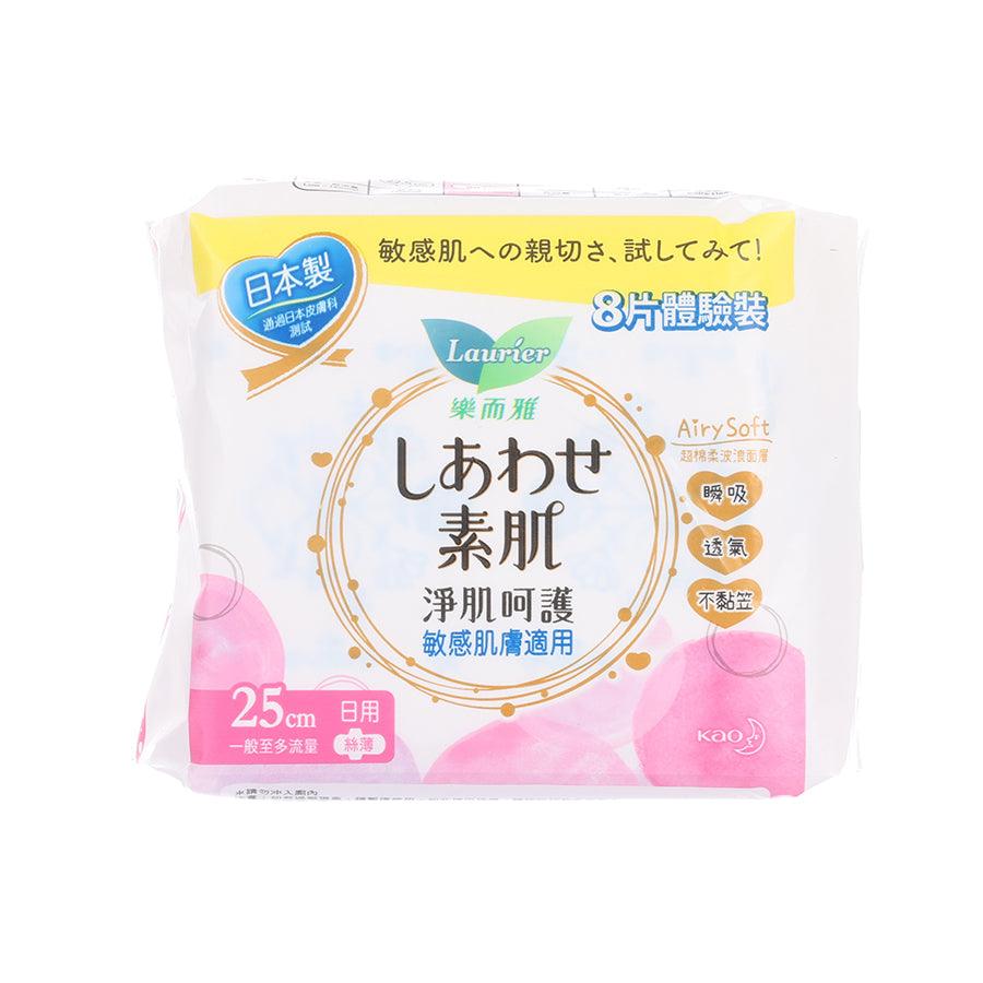 Laurier 樂而雅淨肌呵護絲薄日用25cm8片裝 240g 8pcs Log On