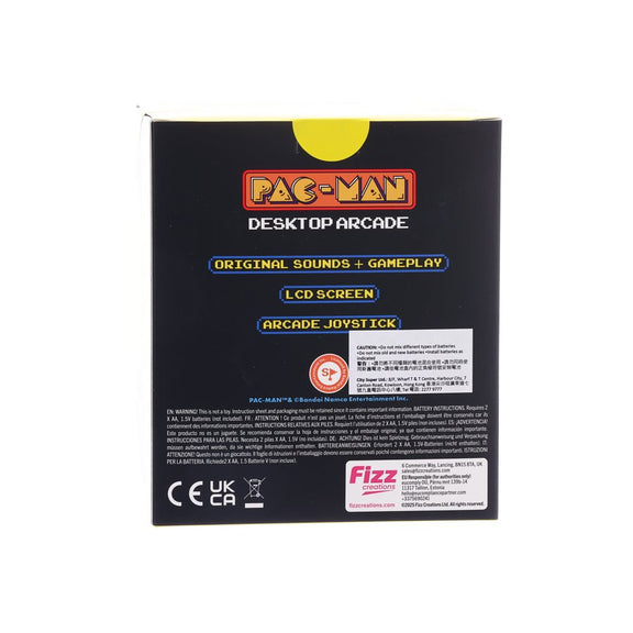 FIZZ CREATIONS PAC-MAN Desktop Arcade – LOG-ON