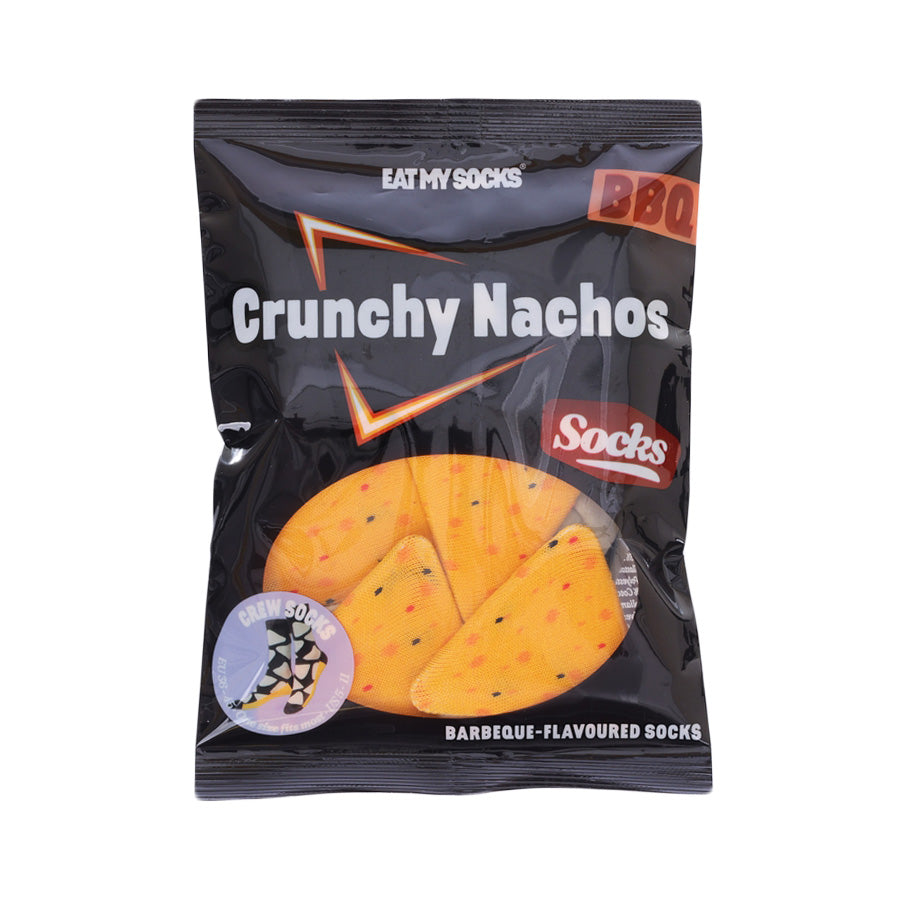 EATMYSOCKS Socks - Crunchy Nachos - Black – LOG-ON