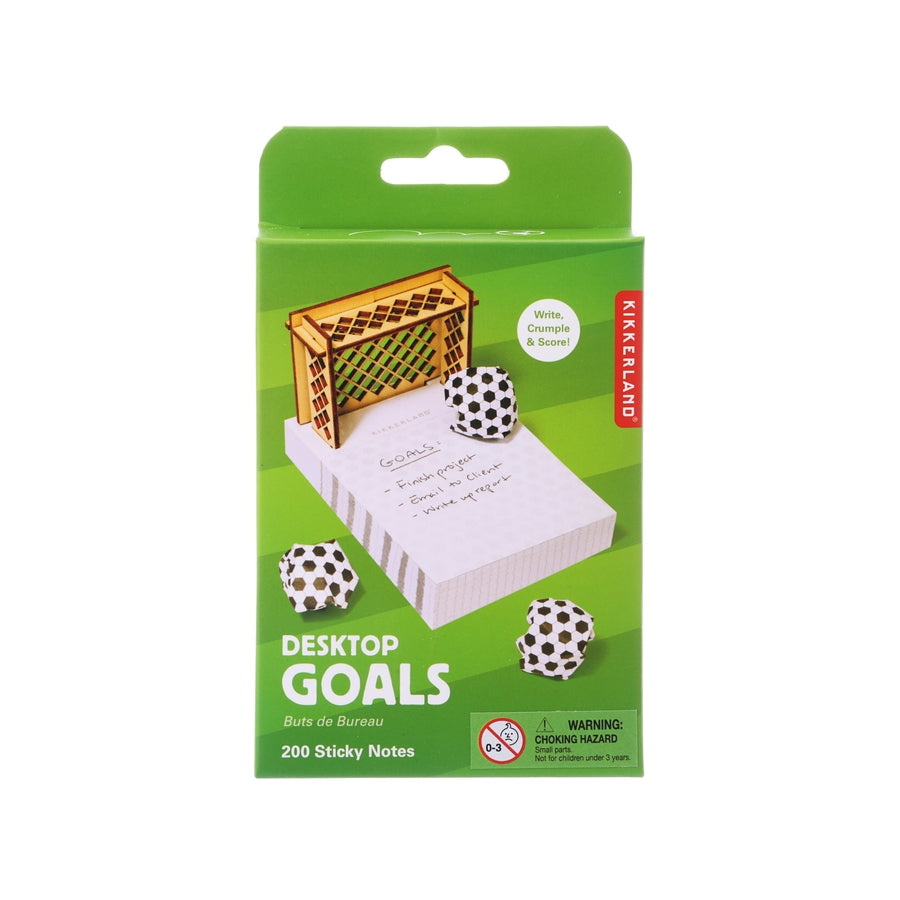 KIKKERLAND Desktop Football Goals Memo – LOG-ON