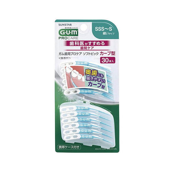 GUM Gum Soft Pick Curve 30P (Sss-S) – LOG-ON